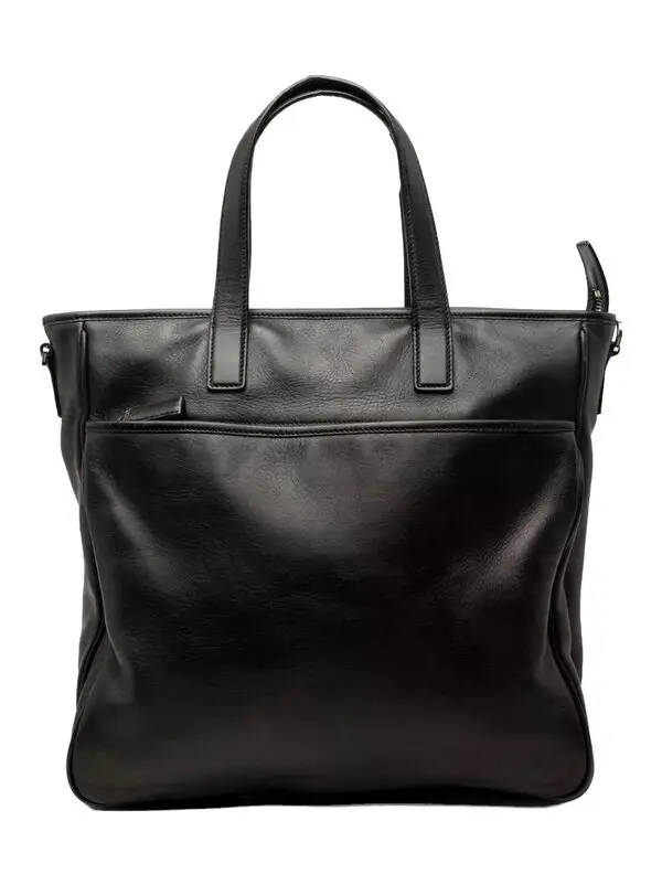 Prada 2000-2013 Leather Satchel - Black