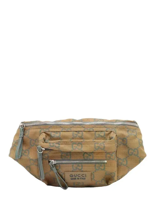 Gucci Gg Ripstop Nylon Belt Bag - Brown