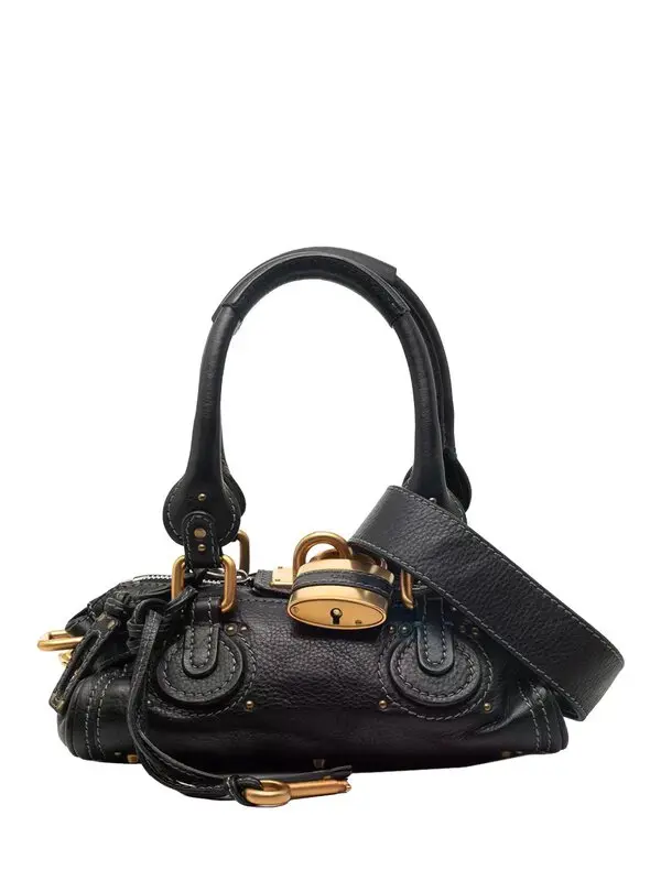 Chloé 2009 Mini Leather Paddington Satchel - Black