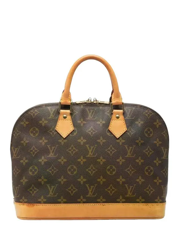 LOUIS VUITTON 1995 Monogram Alma Pm Handbag - Brown