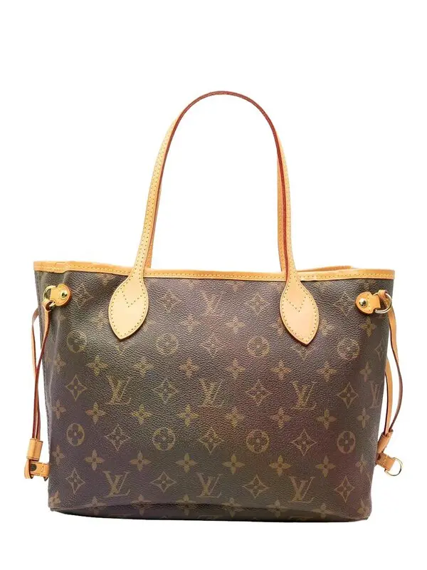 LOUIS VUITTON 2008 Monogram Neverfull Pm Tote Bag - Brown