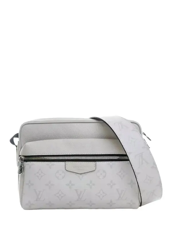 LOUIS VUITTON Monogram Taigarama Outdoor Messenger Bag - White