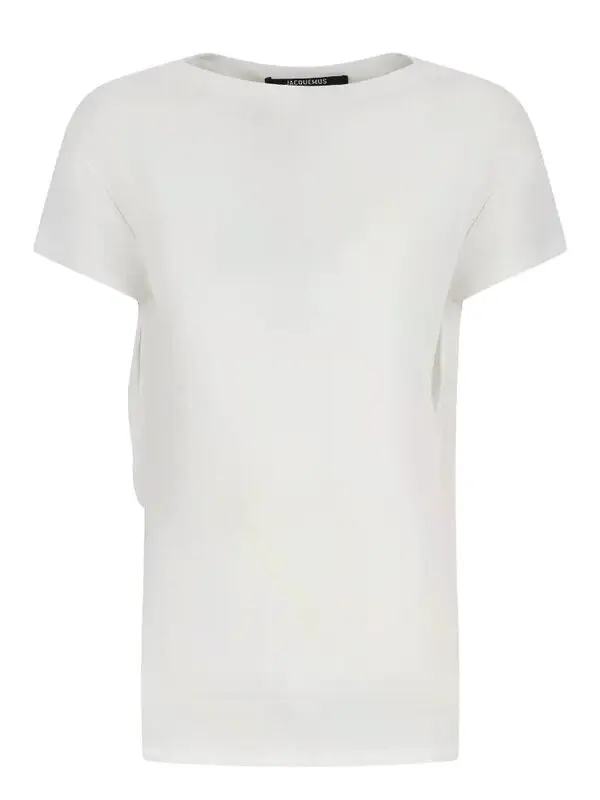 Jacquemus Mistral Draped T-shirt - White