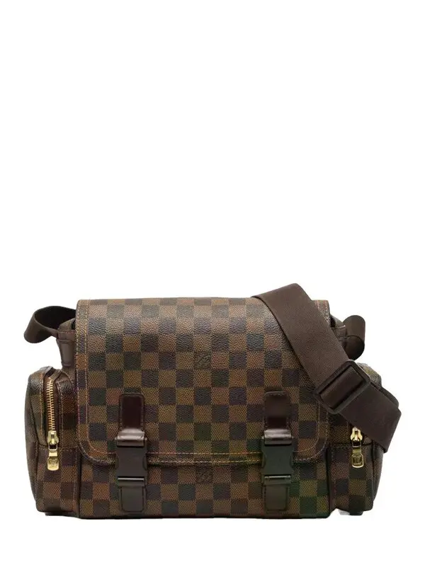 LOUIS VUITTON 2006 Damier Ebene Melville Reporter - Brown