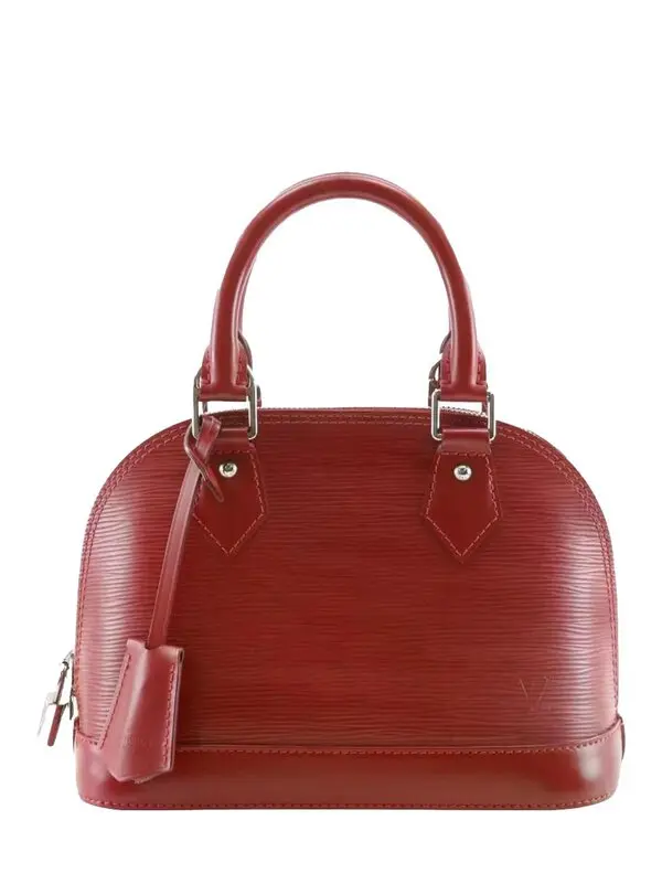 LOUIS VUITTON 2013 Epi Alma Bb Satchel - Red