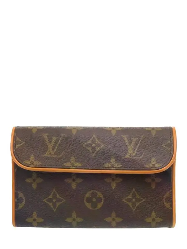 LOUIS VUITTON 2000 Monogram Pochette Florentine Belt Bag - Brown