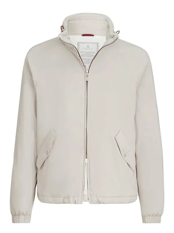 Brunello Cucinelli Water-resistant Packable Hood Jacket - Blue