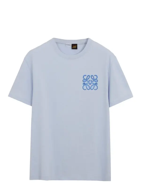 Loewe X Paula' Ibiza Anagram Relaxed T-shirt - Blue
