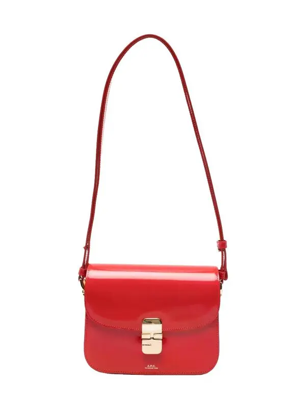 A.p.c. Small Grace Cross Body Bag - Red
