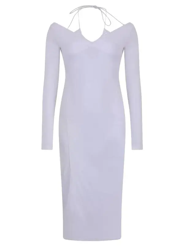 LES FILLES D'EVA Ruched Off-the-shoulder Dress - White
