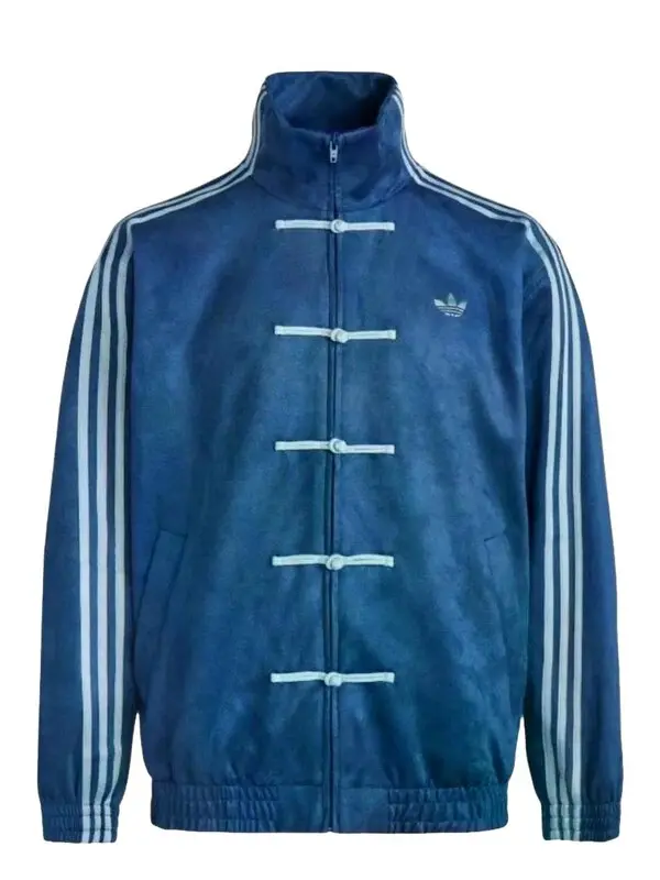 Adidas Frog-fastening Jacket - Blue