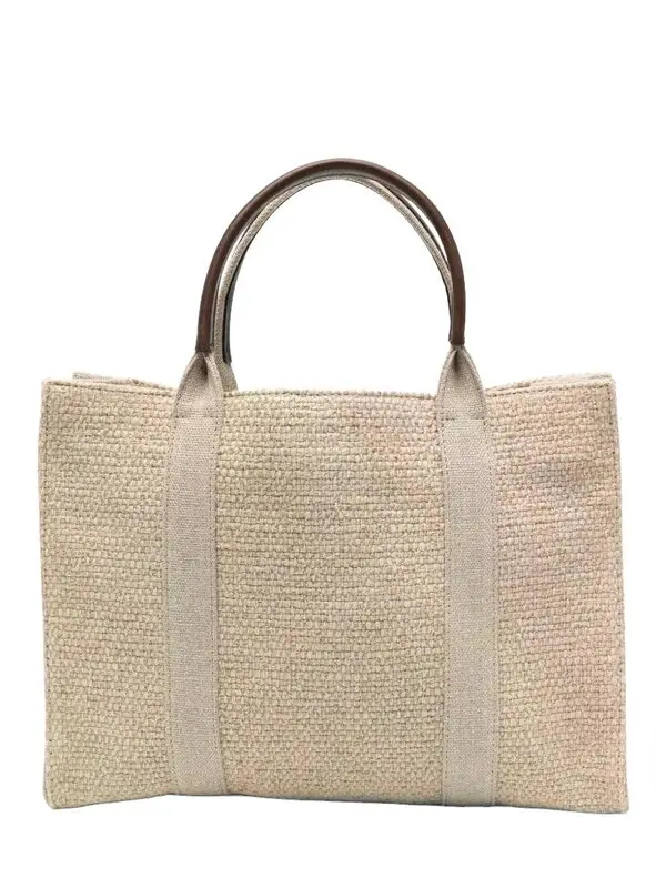 THE ROW Georgia Woven Tote - Neutrals