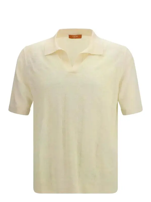 CRUNA Levanti Knitted Regular-fit T-shirt - Neutrals
