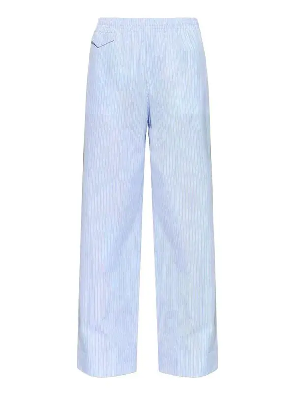 A.p.c. Striped Wide-leg Trousers - Blue