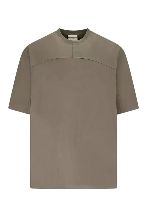 MORDECAI Panelled T-shirt - Green