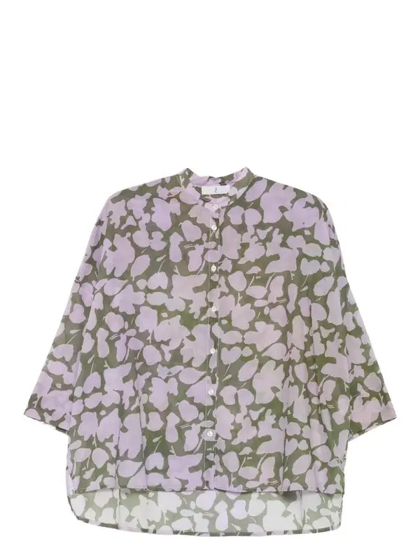 WHYCI Buttoned Shirt - Purple