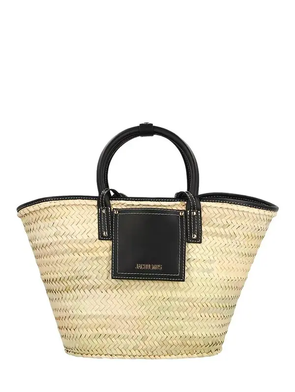 Jacquemus Soli Basket Bag - Neutrals