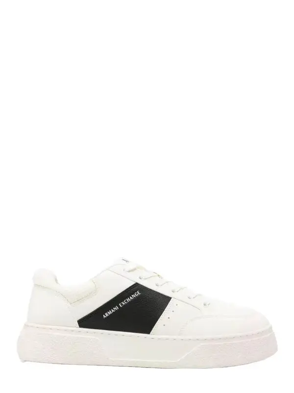 Armani Exchange Logo-print Sneakers - Neutrals