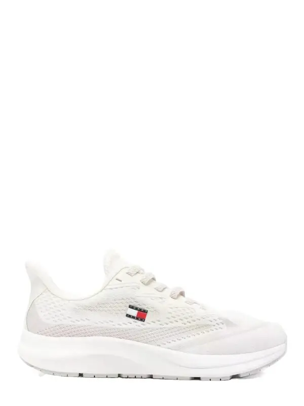Tommy Hilfiger Logo-patch Sneakers - Neutrals