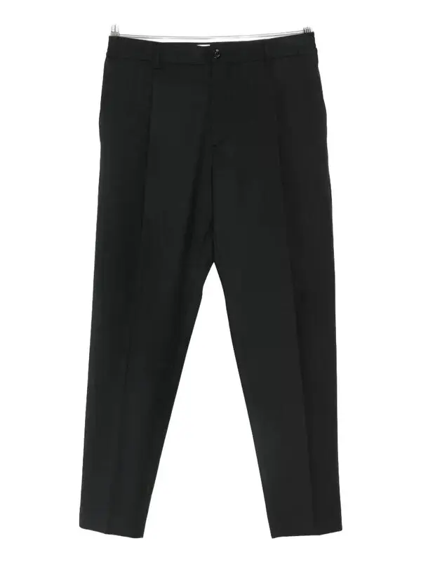 BE ABLE Pleated Detail Trousers - Black