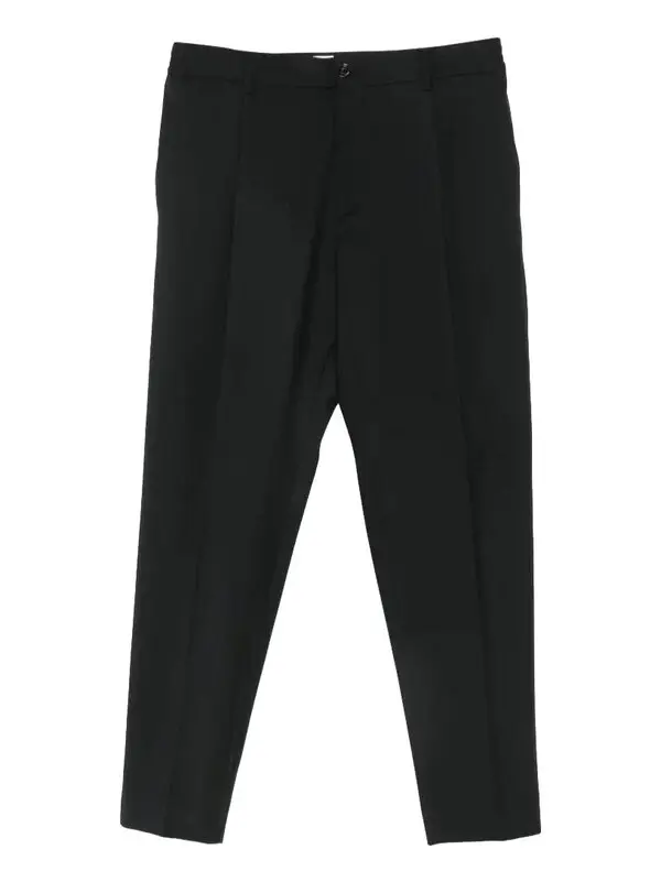 BE ABLE Pleated Detail Trousers - Black