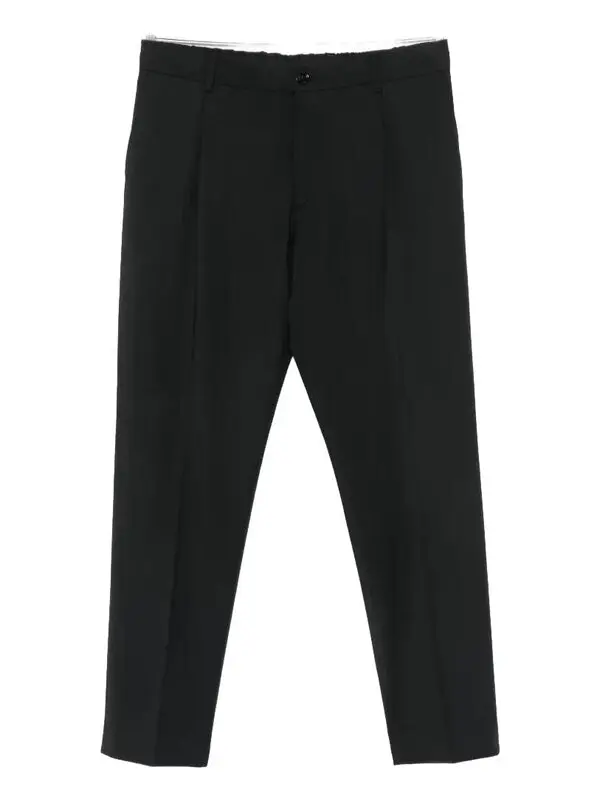 BE ABLE Pleated Trousers - Black
