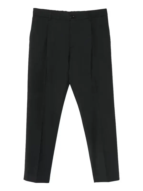 BE ABLE Pleated Trousers - Black