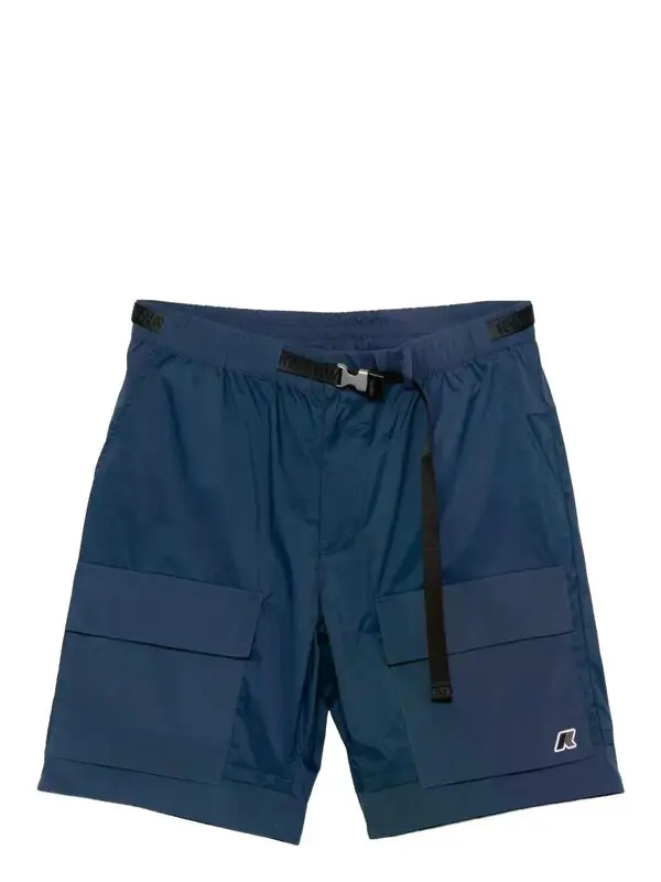 K-WAY Belted Cargo Shorts - Blue