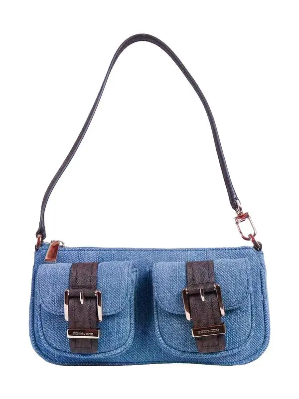 Michael Kors Buckle-detail Shoulder Bag - Blue