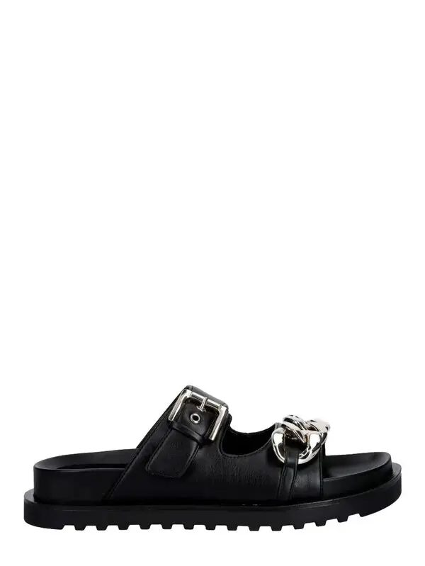 Guess Fatema Buckle-strap Sandals - Black