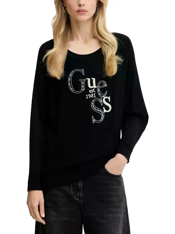 Guess Long-sleeved T-shirt - Black