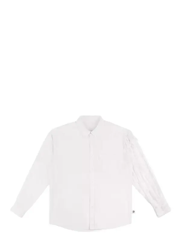 AREA Sequin-embellished Oxford Shirt - White