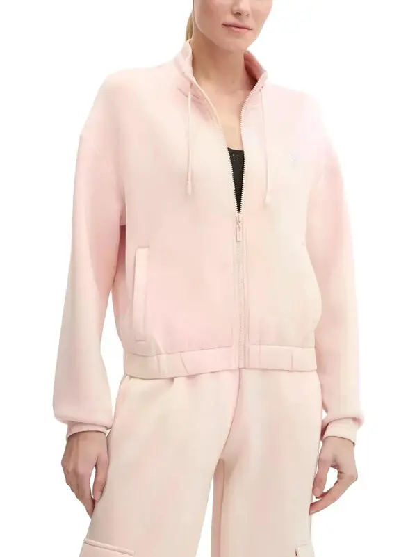 Guess Zip-up Sweatshirt - Pink