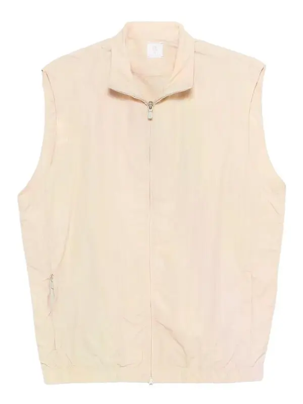 Eleventy Zip-up Gilet - Neutrals