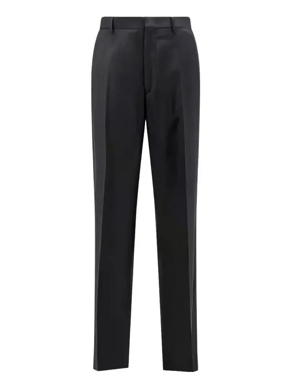 Tagliatore Pressed-crease Trousers - Black