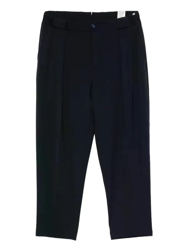 L.B.M. 1911 Pleated Elasticated-waist Trousers - Blue