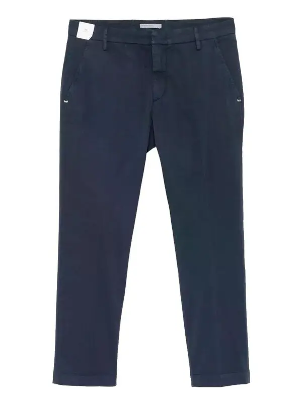 ENTRE AMIS Belt-loop Trousers - Blue