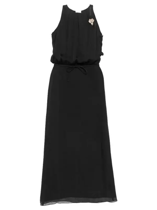 Valentino Garavani Silk Maxi Dress - Black