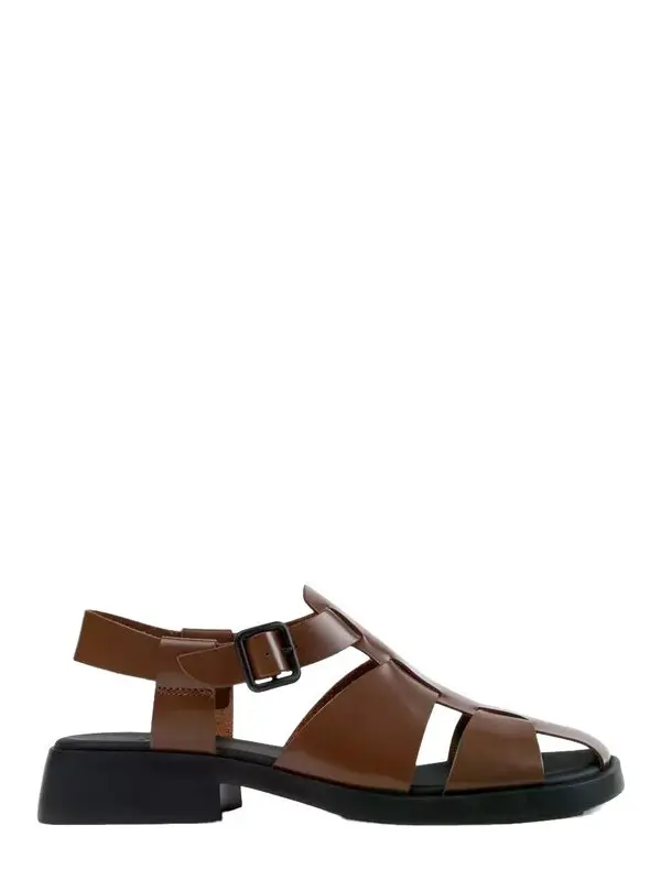 Camper Dana Buckled Sandals - Brown
