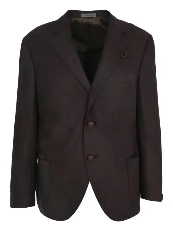 Corneliani Single-breasted Jacket - Brown