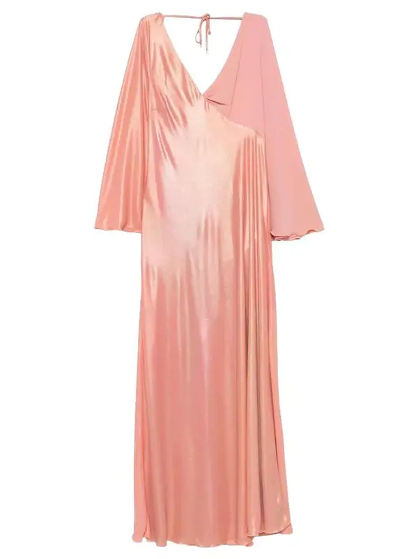 LE RJTANGE V-neck Maxi Dress - Pink