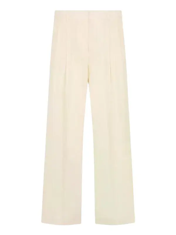 Peserico Pleated Wide-leg Trousers - Neutrals