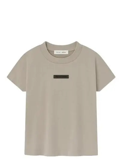 Fear Of God Essentials Cap Sleeve T-shirt - Timber
