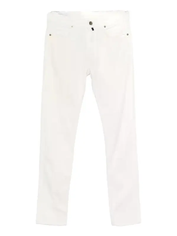 Incotex Slim Trousers - White