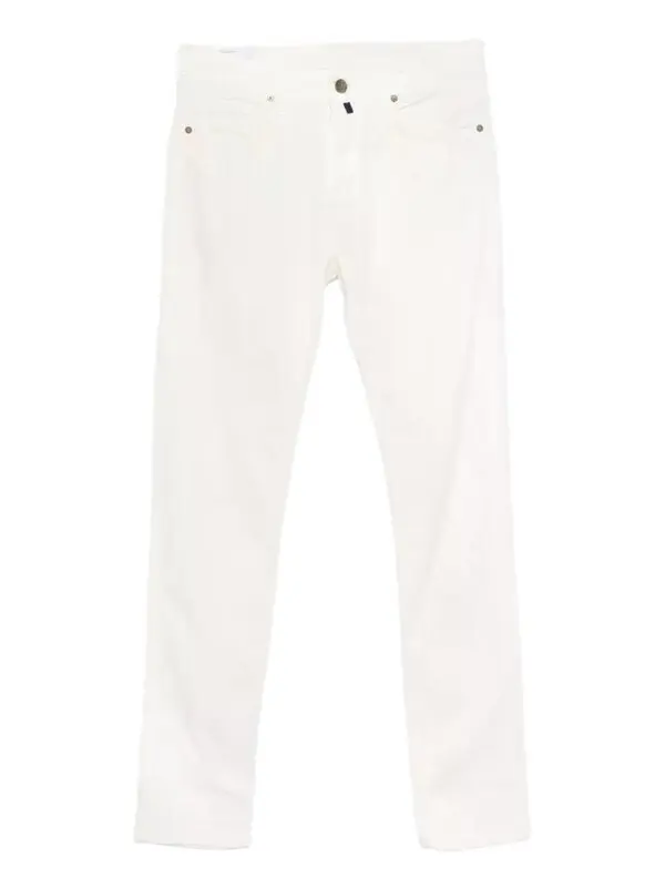 Incotex Slim Trousers - White