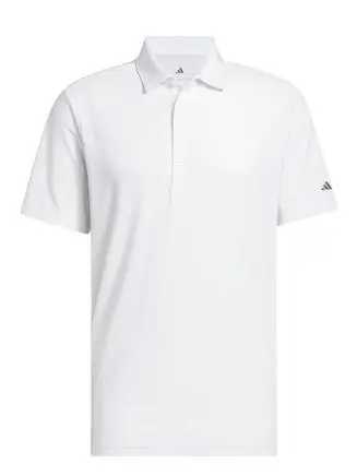 Adidas Ultimate365 Plus Goto Print Polo Shirt - White/grey Three