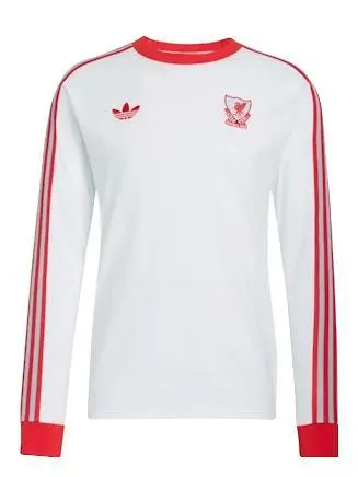 Adidas Liverpool Fc Long Sleeve T-shirt - White