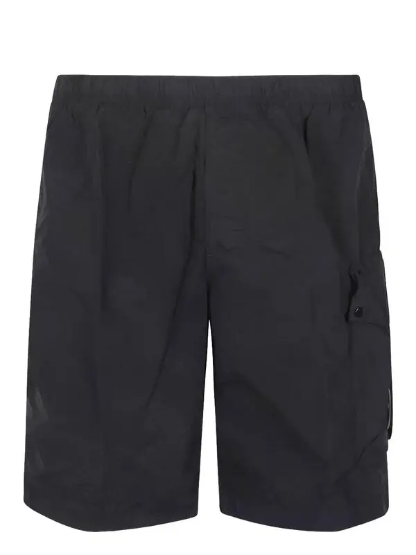 C.P. COMPANY Lens-detail Cargo Swim Shorts - Black