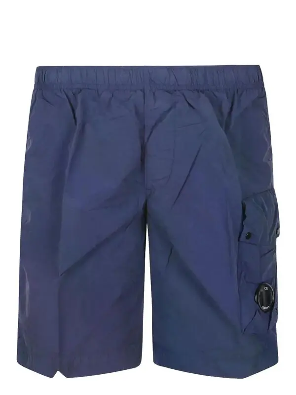 C.P. COMPANY Lens-detail Cargo Shorts - Blue