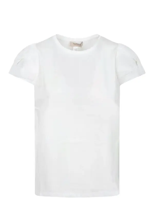 TWINSET Puff-sleeve T-shirt - White